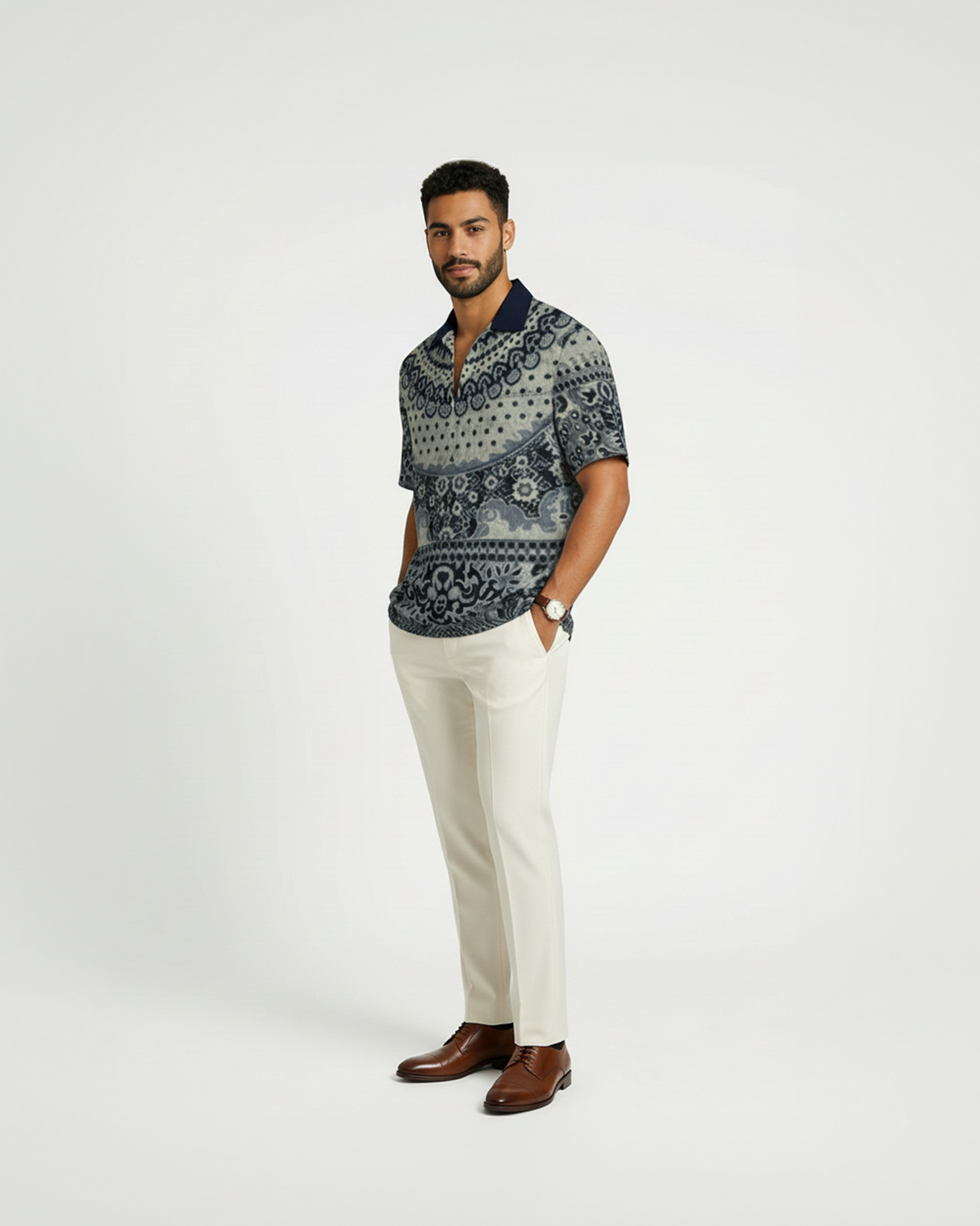 CARPET SHIRT — INK BLUE – SINS STUDIO